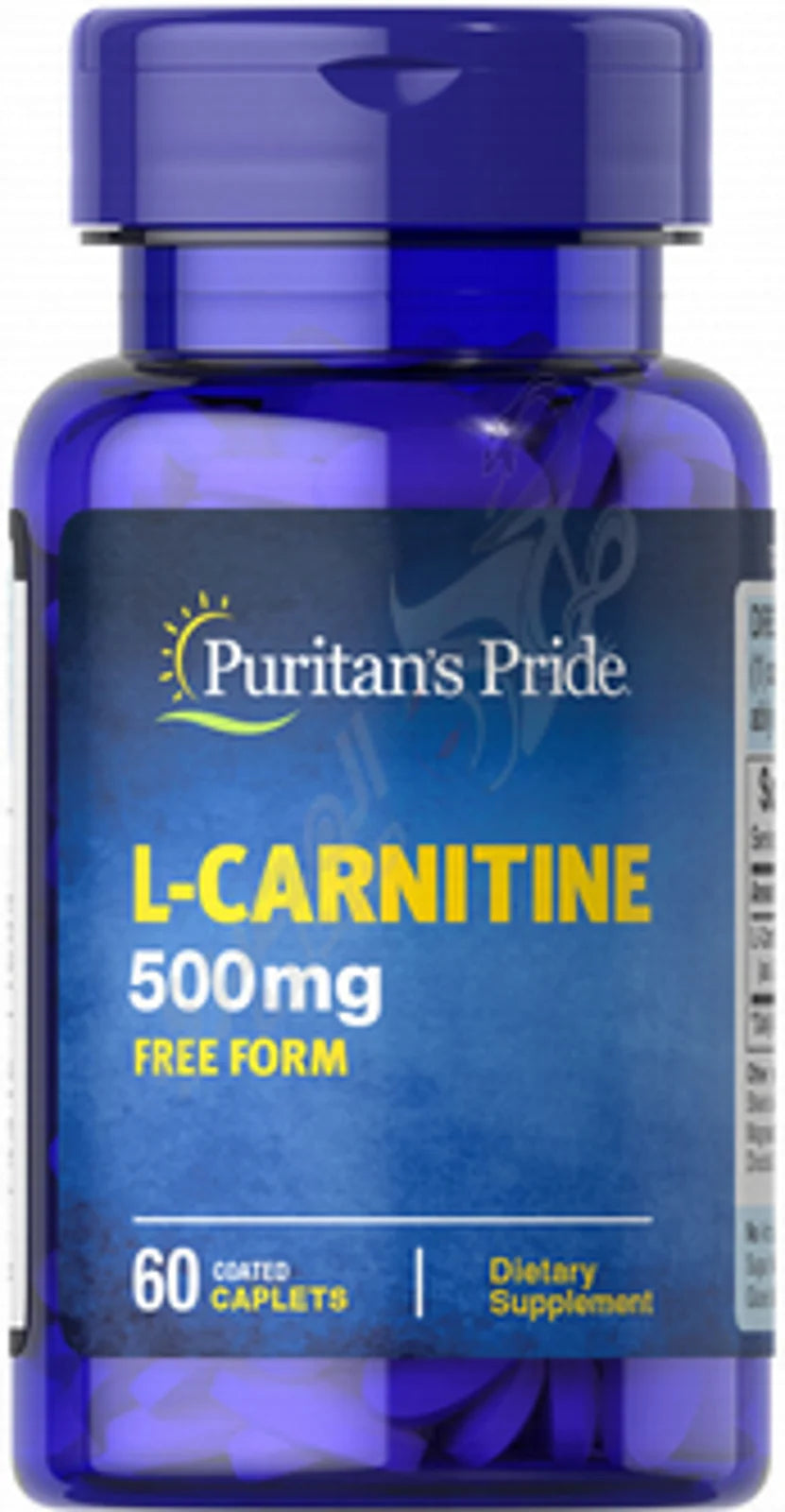 L-Carnitine, 500 mg, 60 Tablets – Skin & more